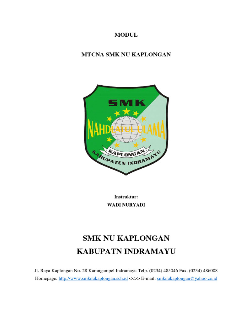 Modul Mtcna SMK Nu Kaplongan | PDF | Komputer