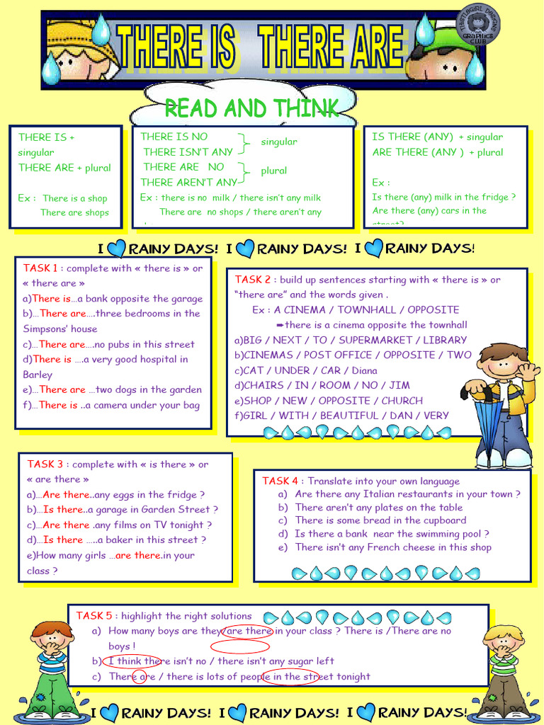 there-is-there-are-grammar-drills-grammar-guides_22769[1] | PDF | Food ...