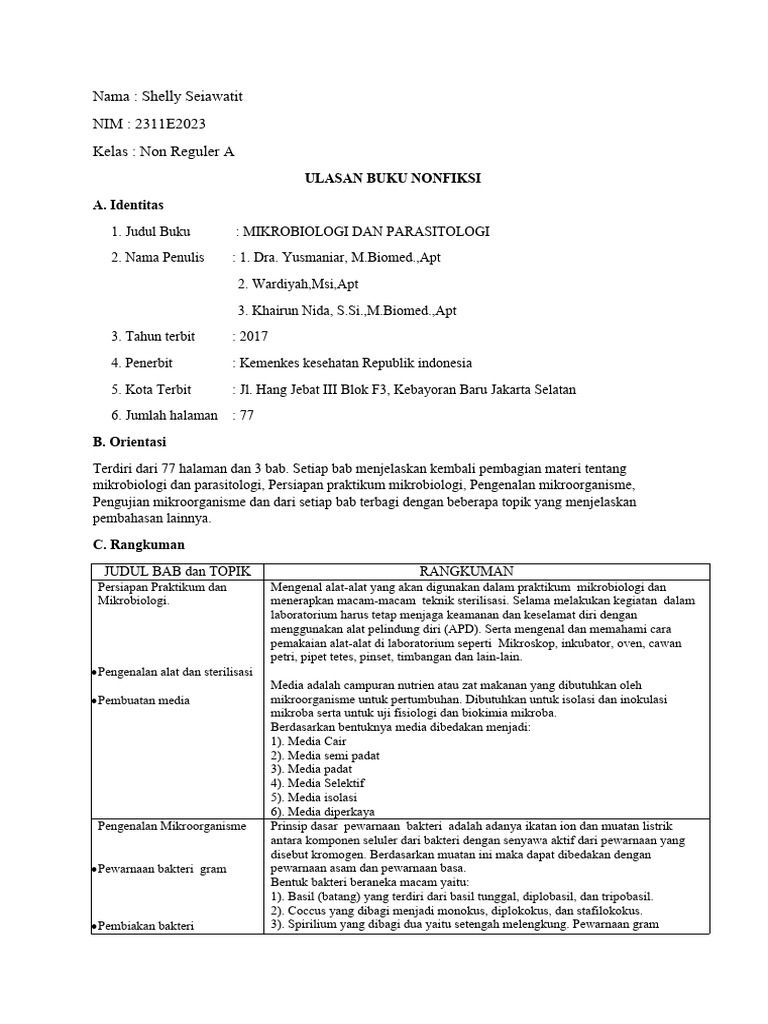 Ulasan Buku Nonfiksi | PDF | Pengembangan Diri | Kesehatan Holistik