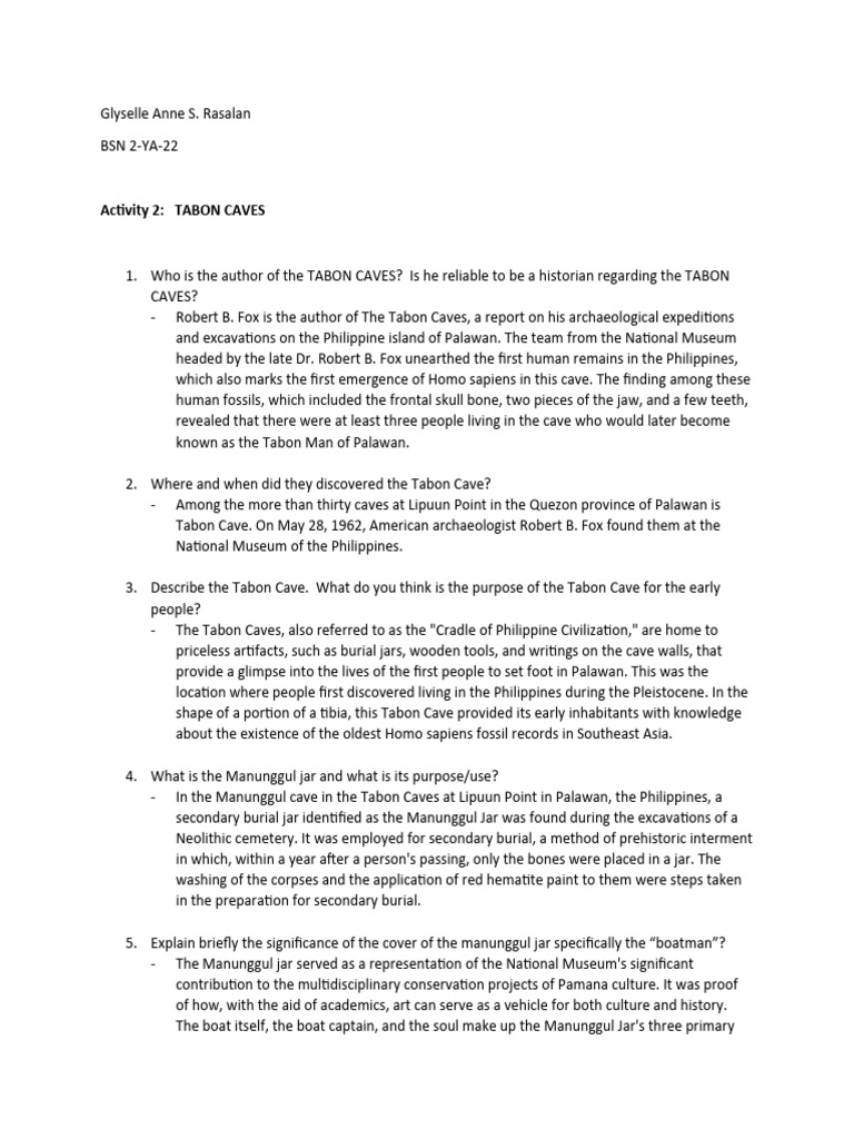 Activity 2 Riph | PDF | Archaeology