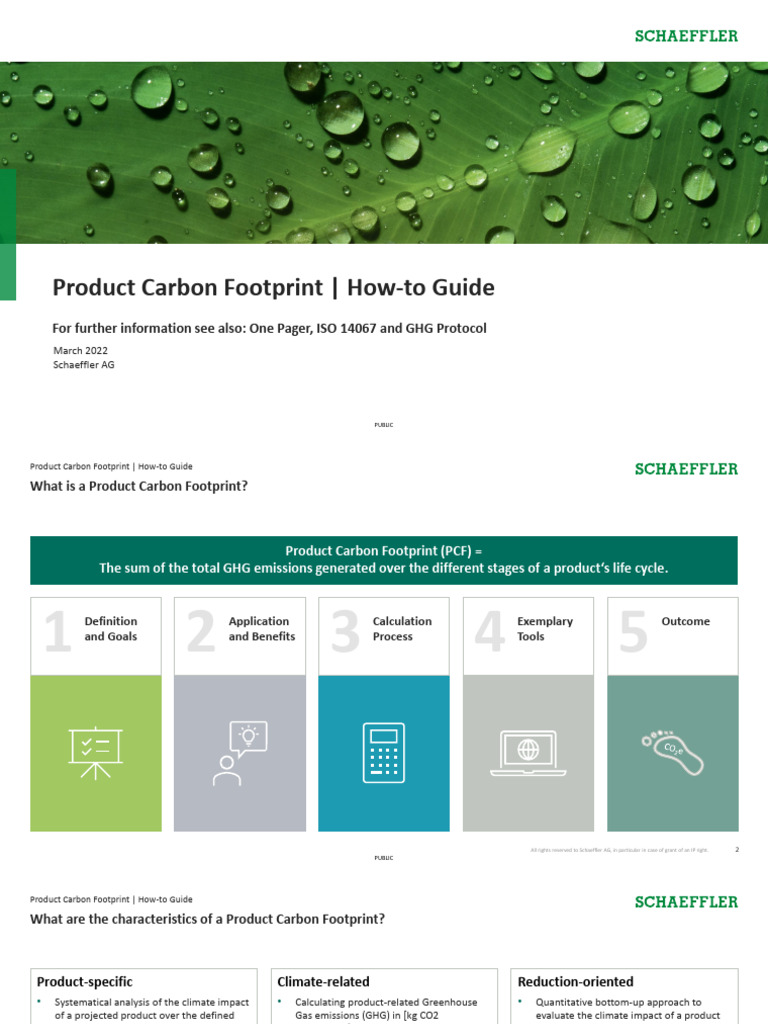 Product Carbon Footprint Guide | PDF | Carbon Footprint | Life Cycle ...