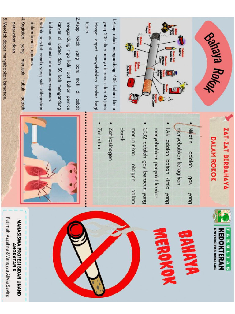 Leaflet Rokok | PDF