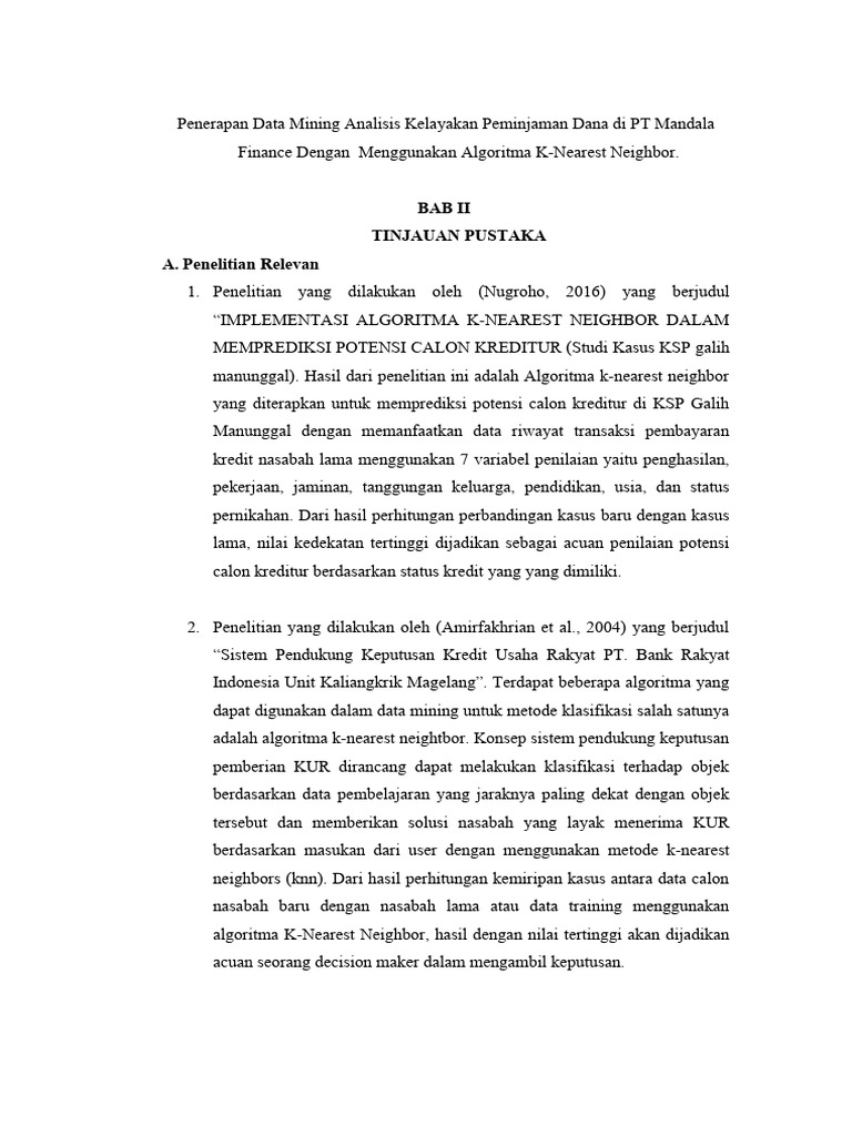 Bab 2 Data Mining | PDF