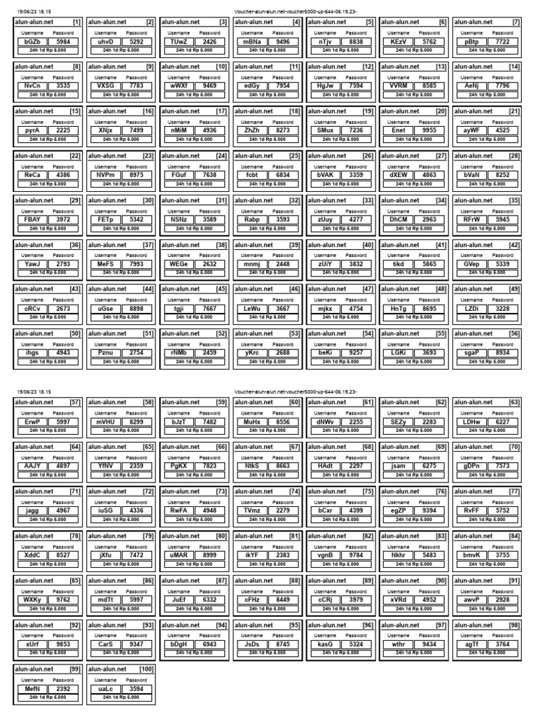 Voucher5000 Up 644 06.19.23 | PDF | Data Management | Security Technology