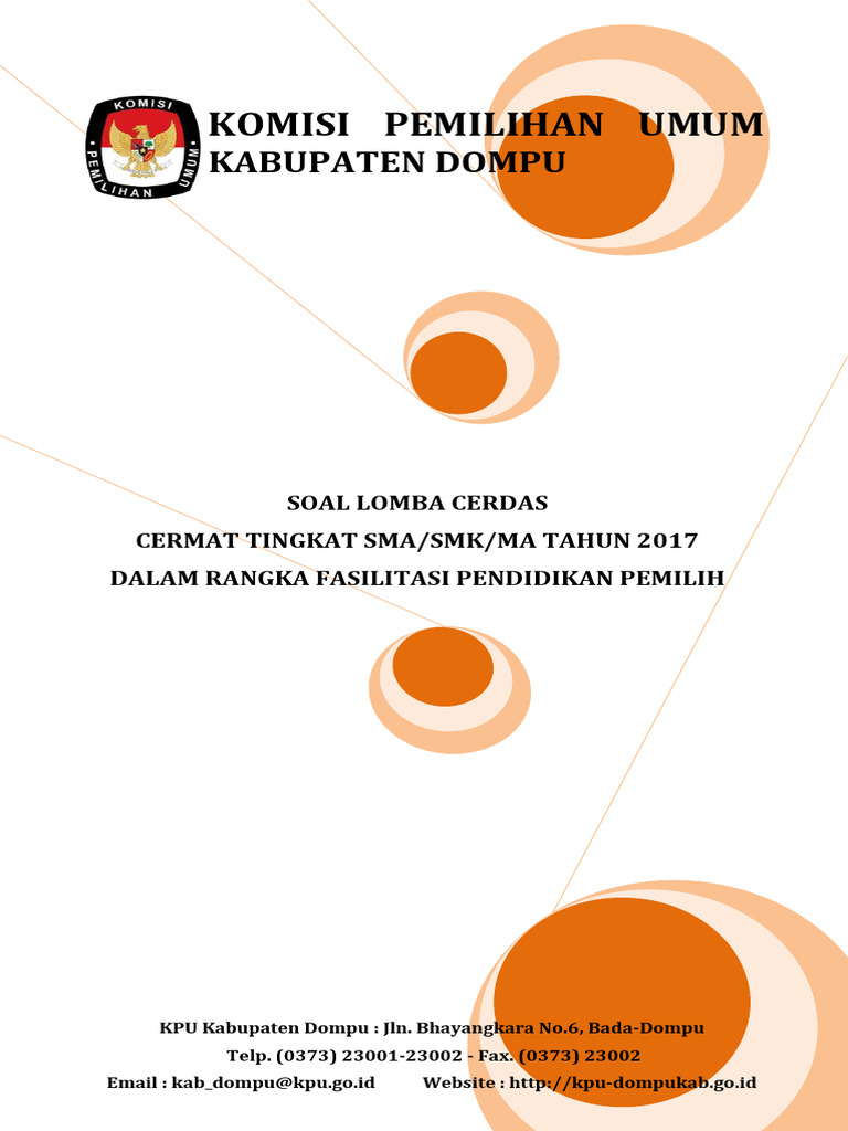 Soal Lomba Cerdas Cermat Kpu | PDF