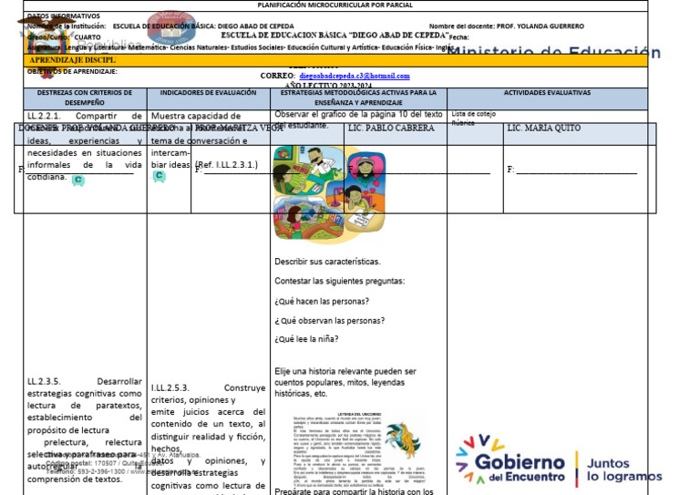DUA de Planificación 5 | Descargar gratis PDF | Educación primaria | Aprendizaje