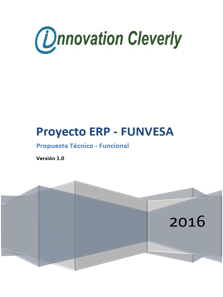 SMM-PFU-16-002-ERP-FUNVESA v1.0 | PDF | Planificación de recursos empresariales | Informática