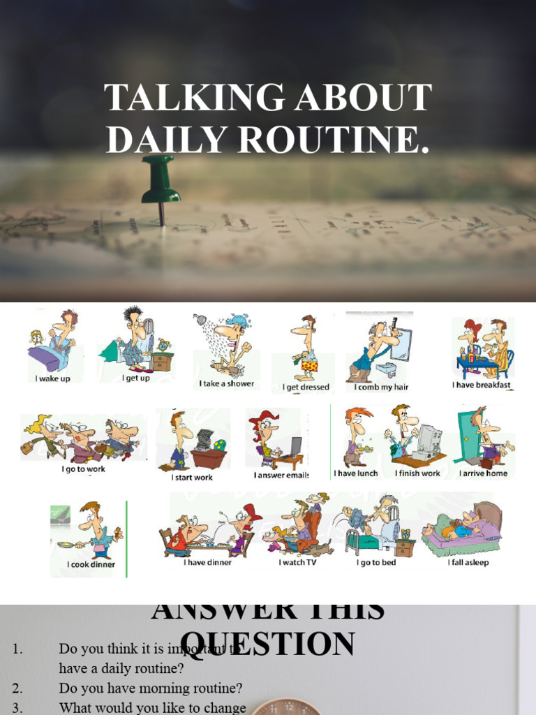 Talking About Daily Routine | PDF | Career & Growth