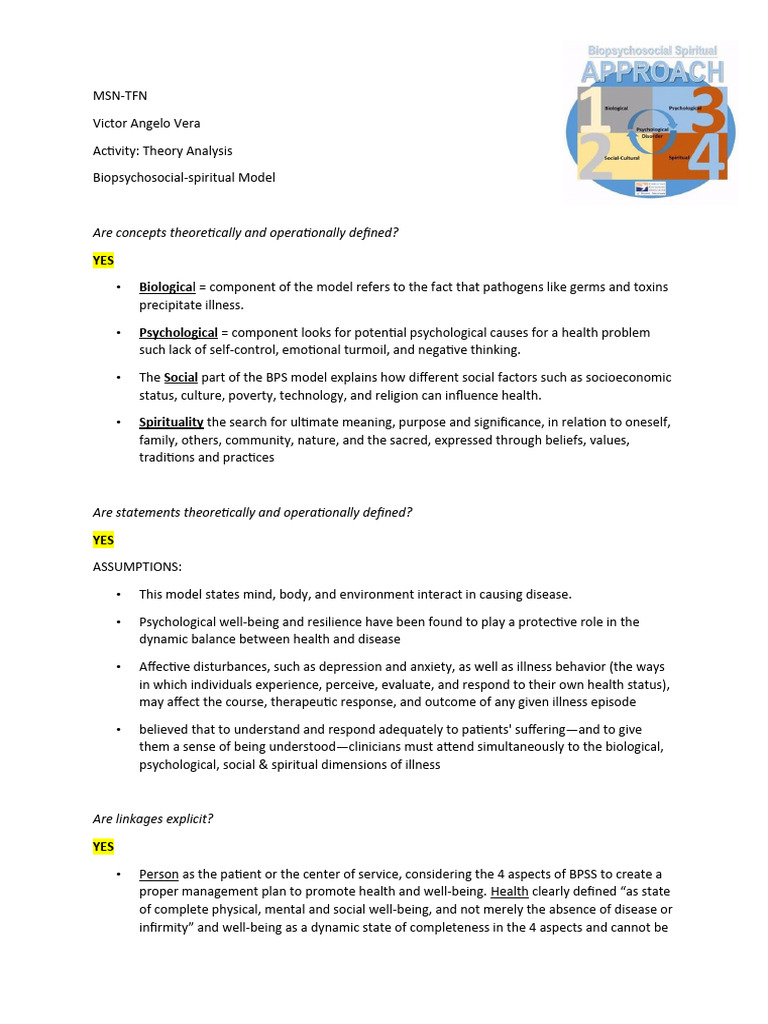 BPSS Analysis | PDF | Nursing | Psychology