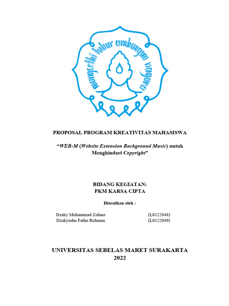 Template Proposal PKM KC | PDF