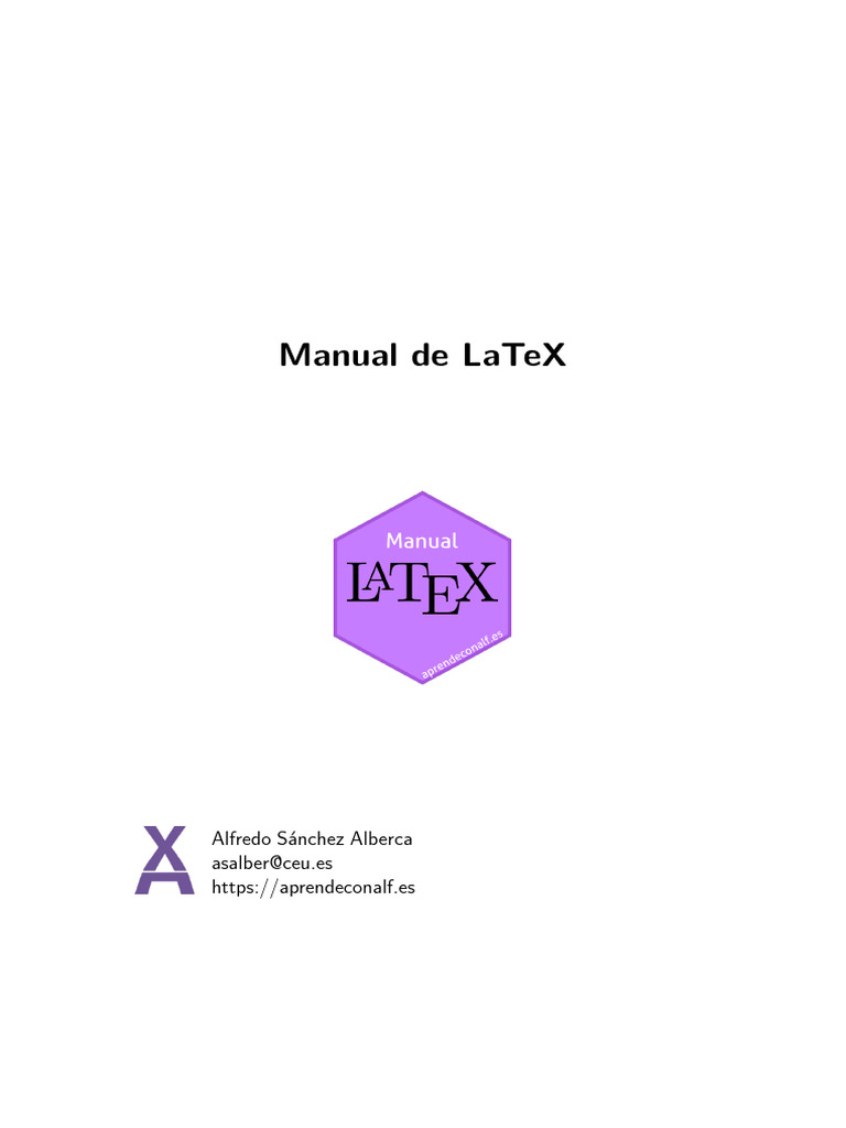 Manual Latex | PDF | Te X | Informática