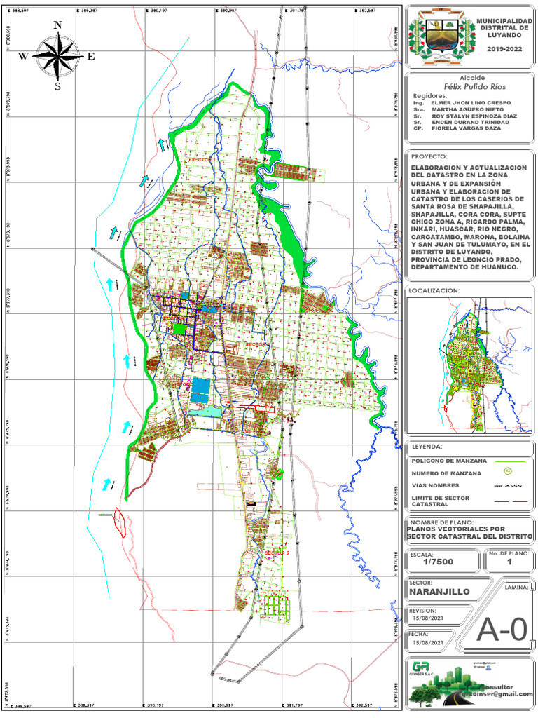 Catastro Final Sgidur 2021 Ok-Plano Catastral 2021 Ok | PDF | Tecnología geográfica ...