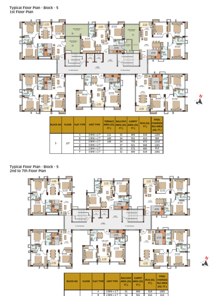 Floor Plan Block 5 | PDF