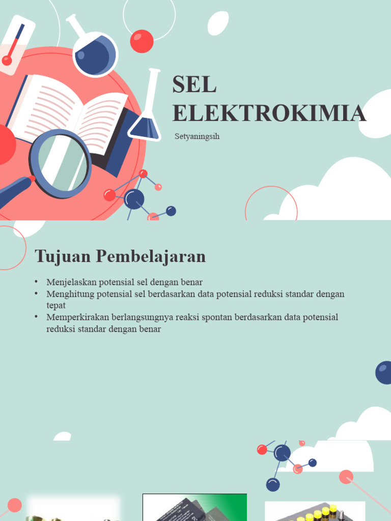 Sel Elektrokimia: Potensial dan Reaksi Redoks | PDF | Sains ...