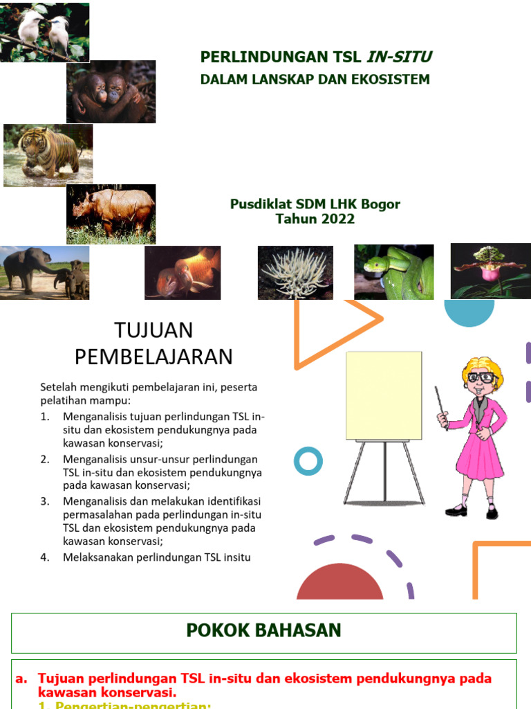 PPT Perlindungan TSL In-situ - Latpim TSL 2022 | PDF