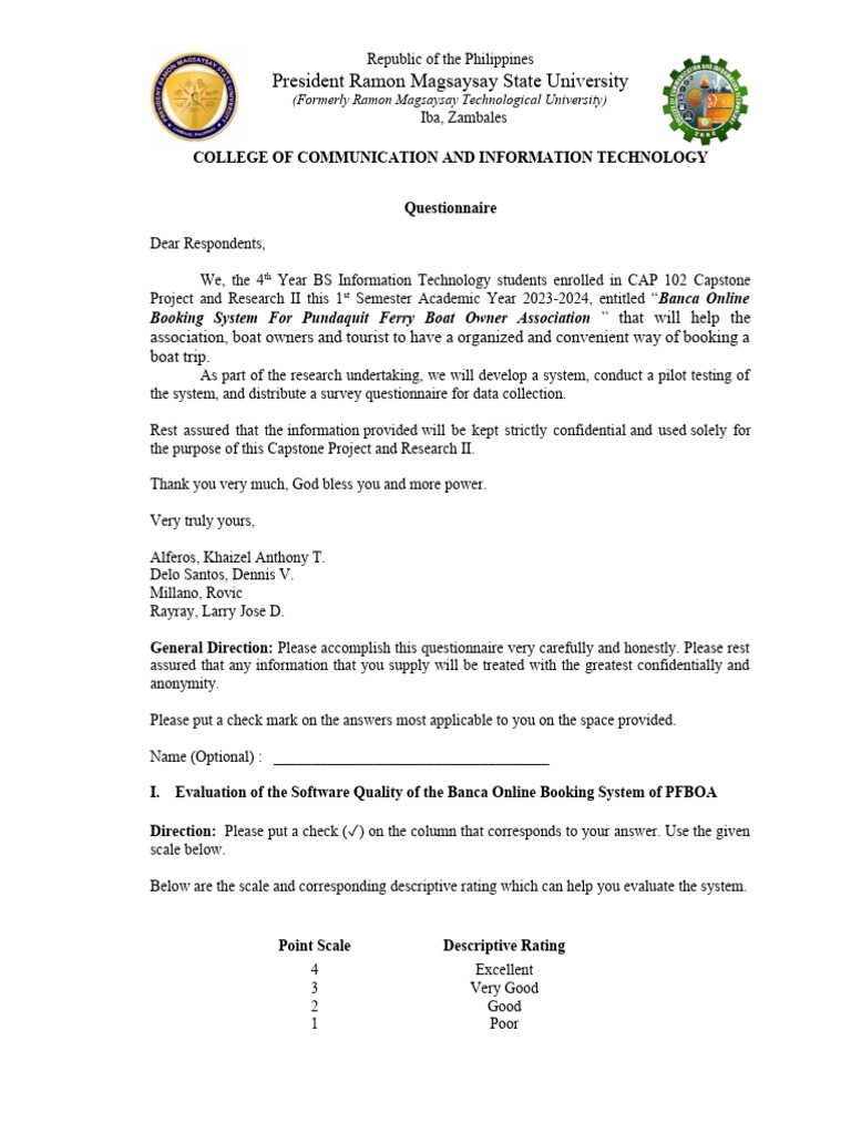 Survey 1 | PDF | System | Reliability Engineering