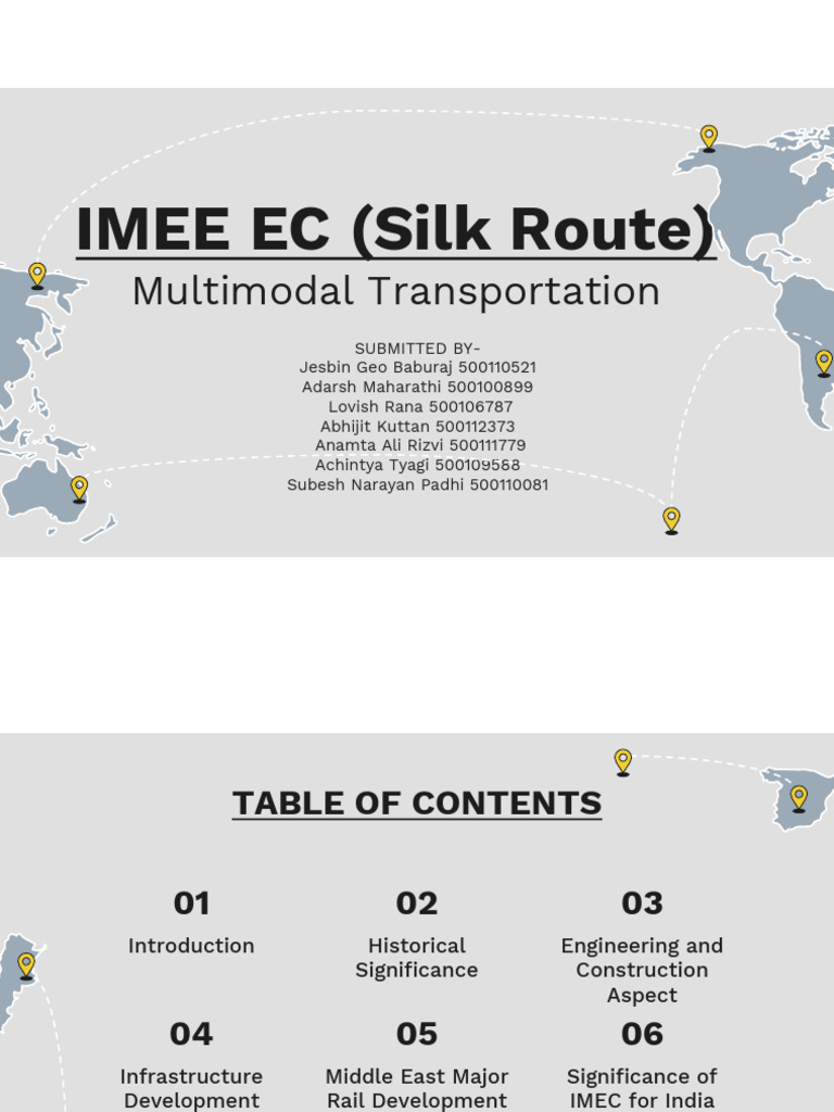 Silk Route Pdf Transport Economies