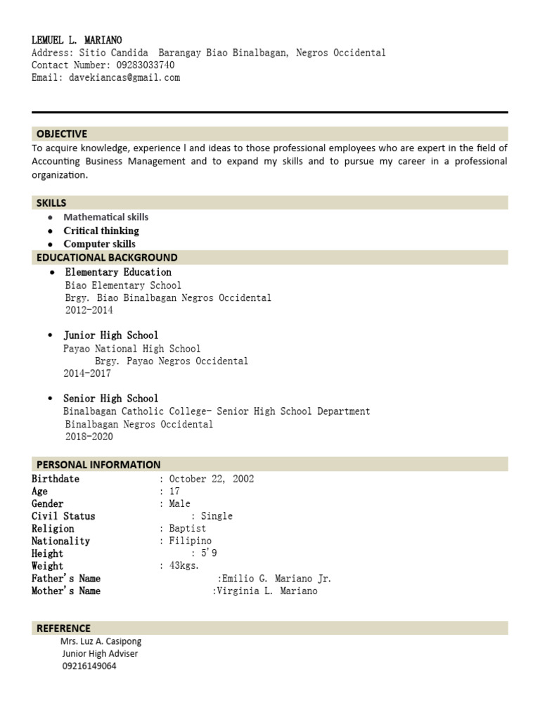 Lemuel L. Mariano | PDF