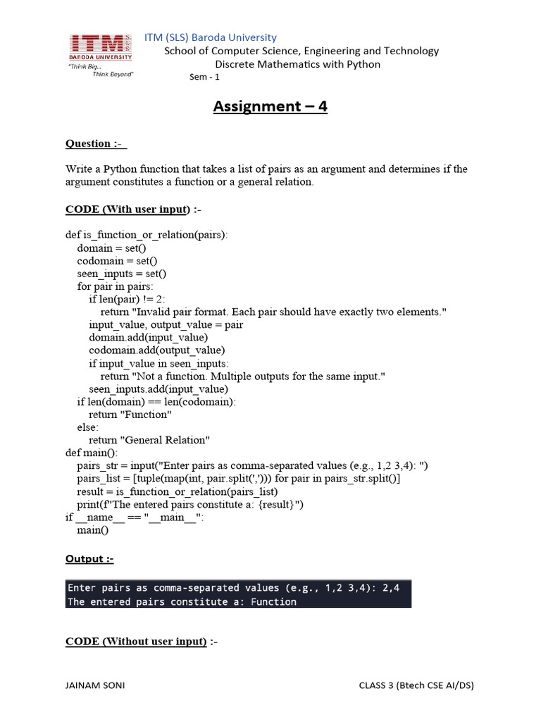 Dmp Js 4 9 Assignment Pdf Parameter Computer Programming Function Mathematics 3628