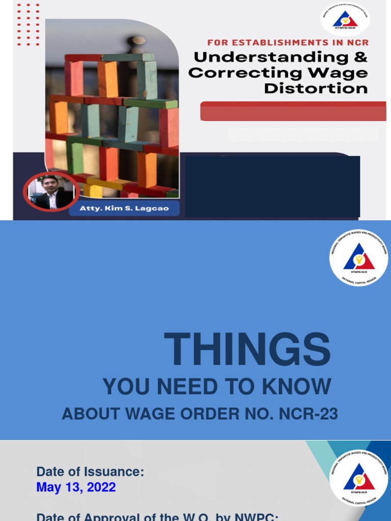 Wage Distortion Presentation | PDF | Employment | Salary