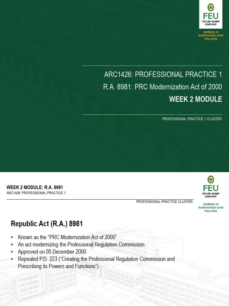 PRC Modernization Act Overview | PDF | Licensure | Government