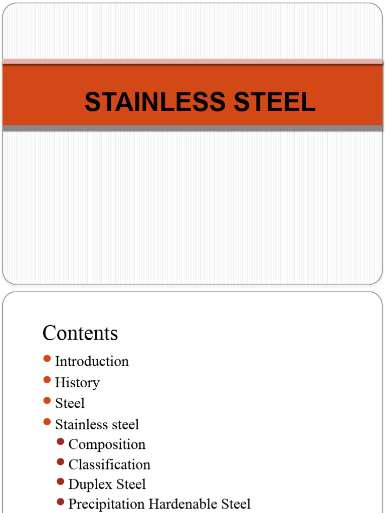 Stainles Steel | PDF | Steel | Stainless Steel