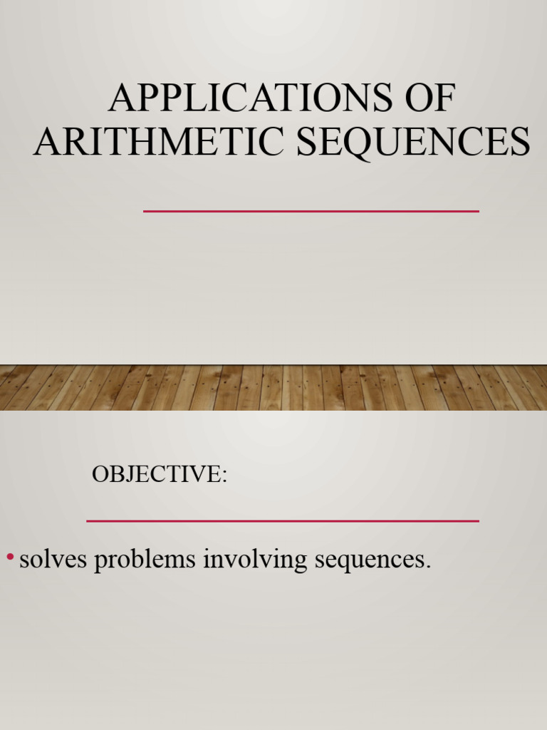 G10 Math Q1 - Week 5 - Application of Sequences | PDF | Arithmetic | Sequence