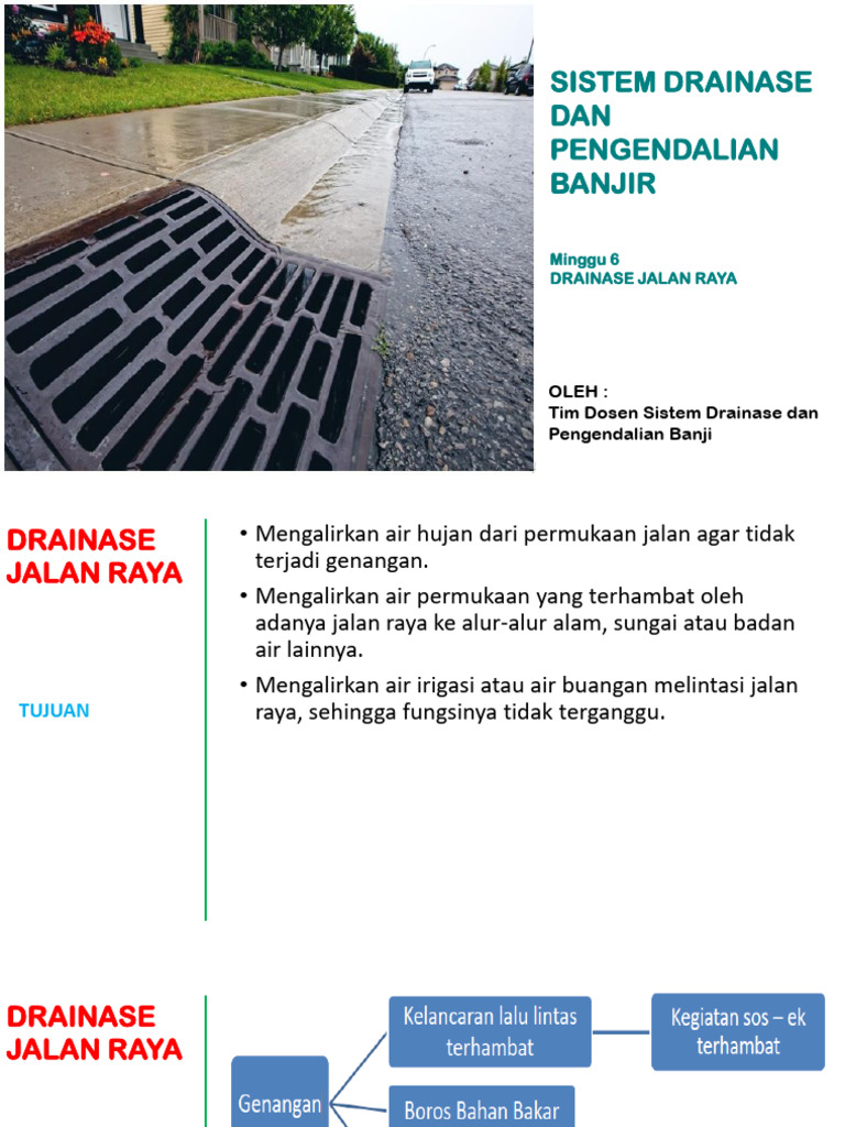 6 - Drainase Jalan Raya | PDF