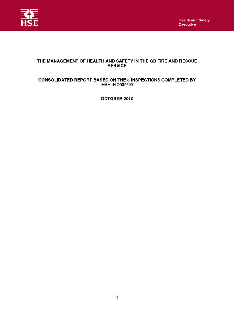 Management Report HSE | PDF | Firefighter | Risk