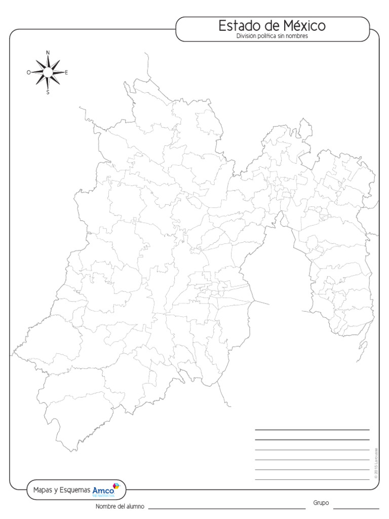Mapa edomex division politica s n | PDF