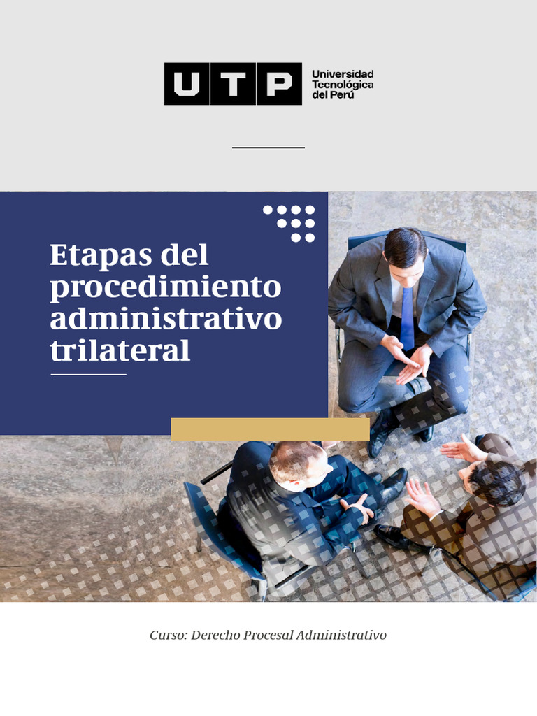 Semana 10 - PDF - Etapas Del Procedimiento Administrativo Trilateral | PDF | Apelación | Mandato