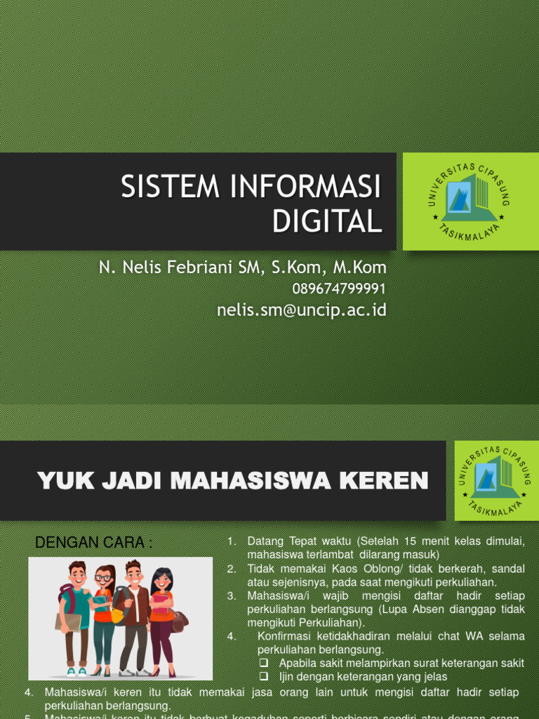 Pertemuan 1 - Pengenalan Sistem Informasi Digital | PDF | Karier ...