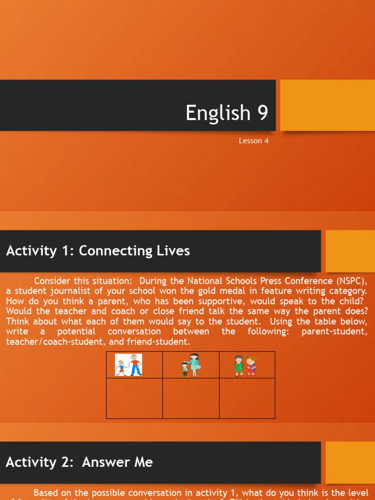 English 9 11-16-20 COMMUNICAATIVE STYLES | PDF | Slang | Communication