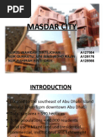 Masdar City Master Plan Overview | PDF | Sustainable Technologies ...
