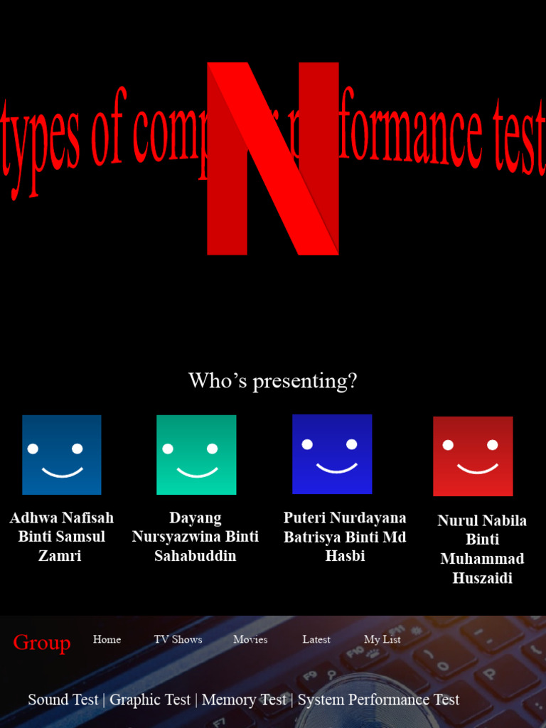 Types of Computer Performance Test | PDF