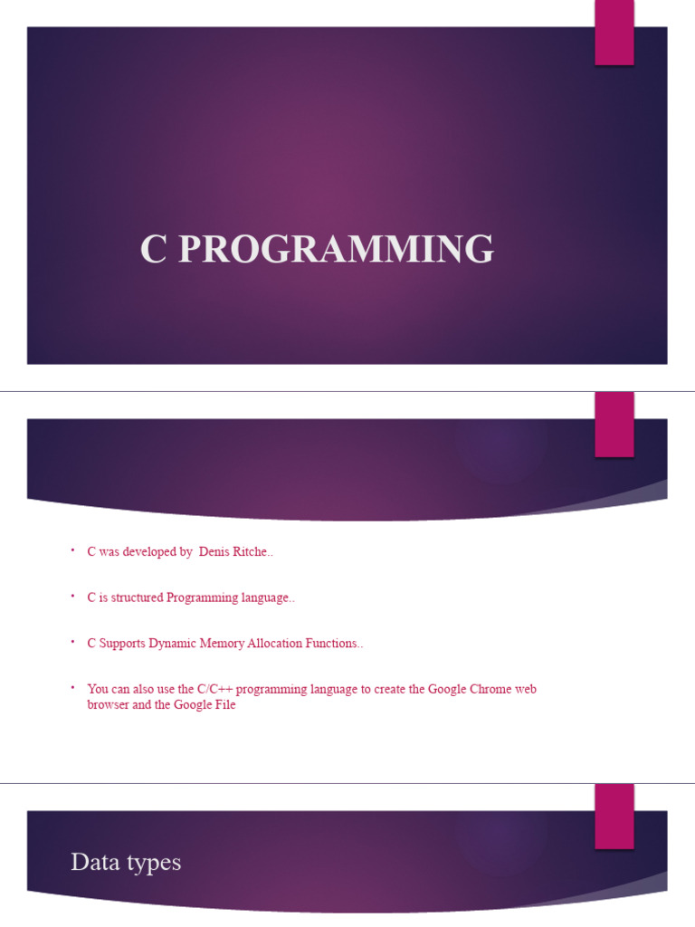 Myppt | PDF | Pointer (Computer Programming) | C (Programming Language)