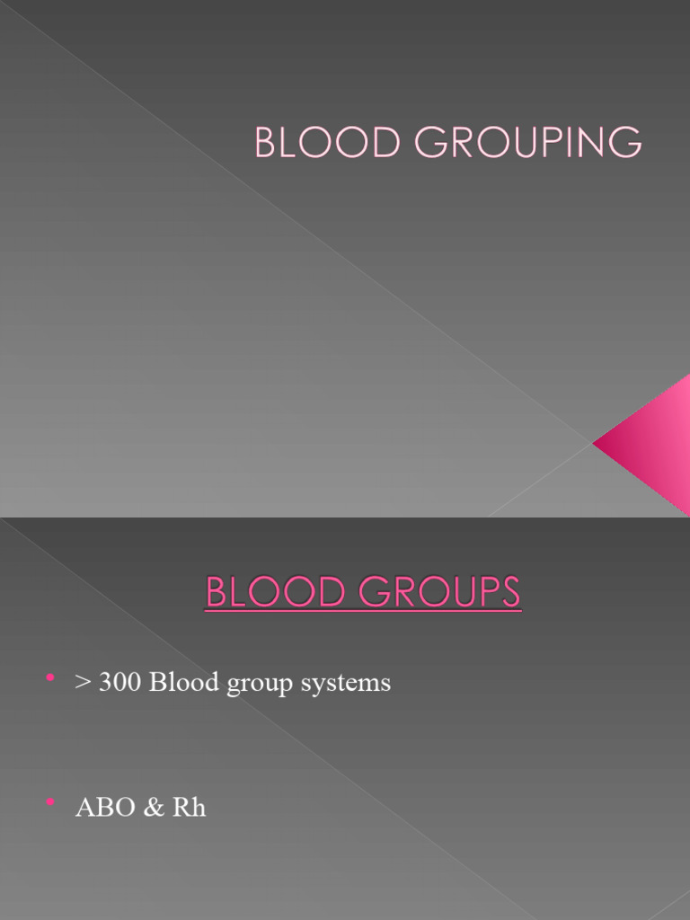 Blood Grouping | PDF | Blood Type | Antibody