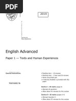 English Advanced 2019 HSC Exam Pack NSW Education Standards | PDF ...