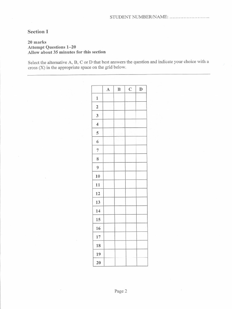 2021 Biology Trial Paper | PDF