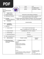 Detailed Lesson Plan | PDF | Volume | Surface Area