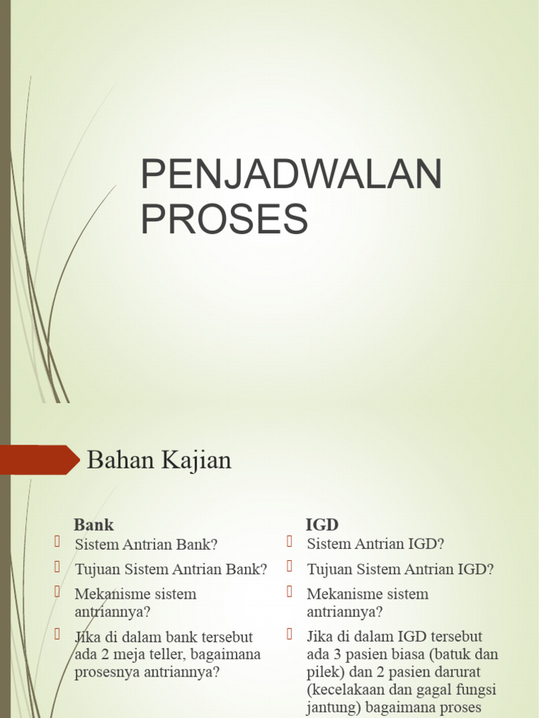 Penjadwalan Proses | PDF