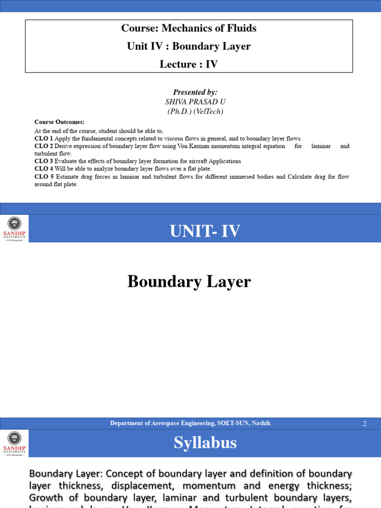 Unit_4_mof | PDF | Boundary Layer | Fluid Dynamics