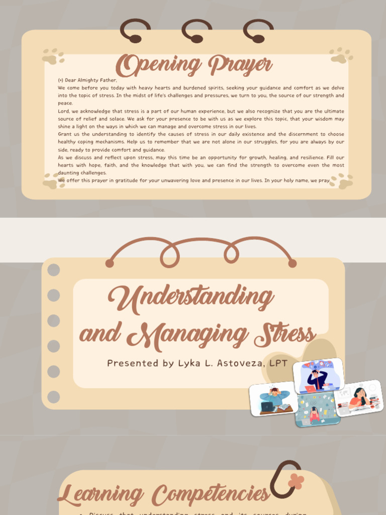 PerDev Lesson 4- Coping with Stress | PDF | Stress (Biology ...