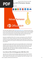 Cara Aktivasi Office 2016 GRATIS Tanpa Aplikasi (100% Work) | PDF