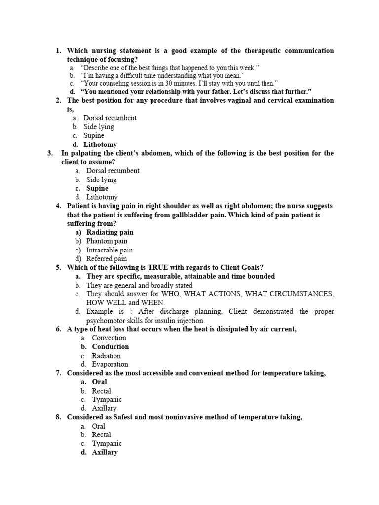 Fon Mcqs Whole Book | PDF | Nursing | Physical Examination