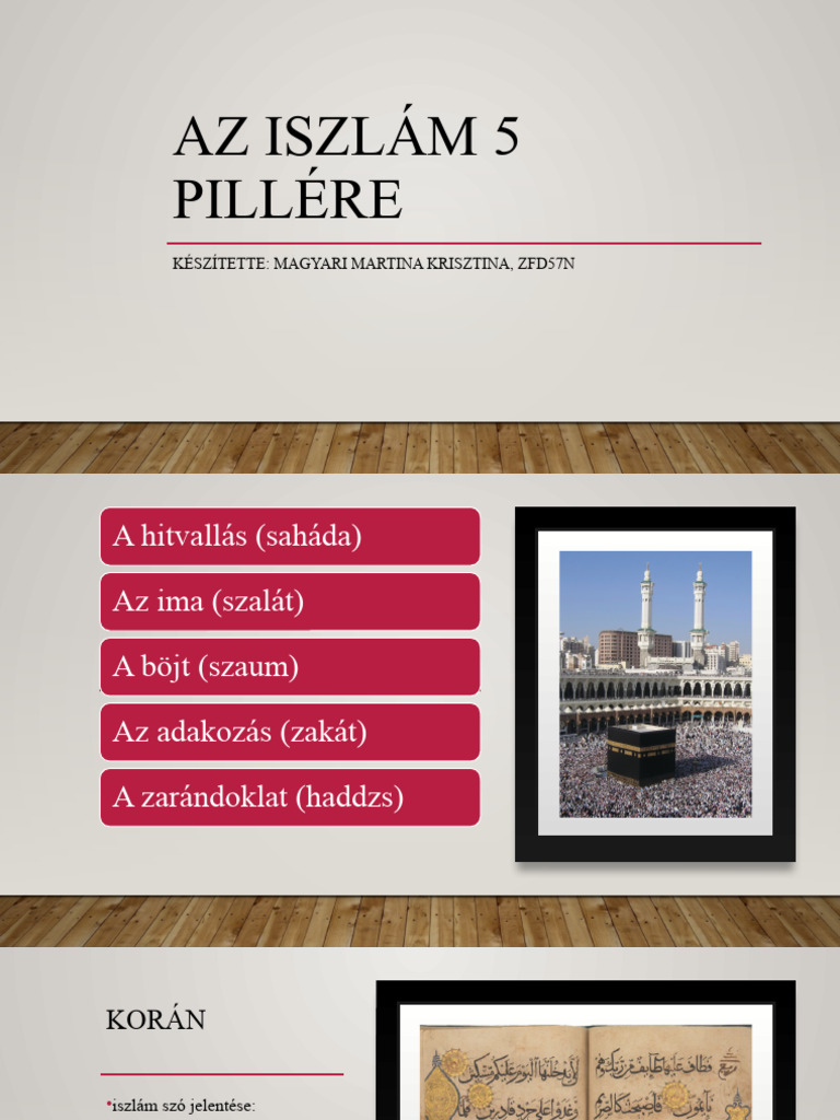 Az Iszlám 5 Pillére | PDF