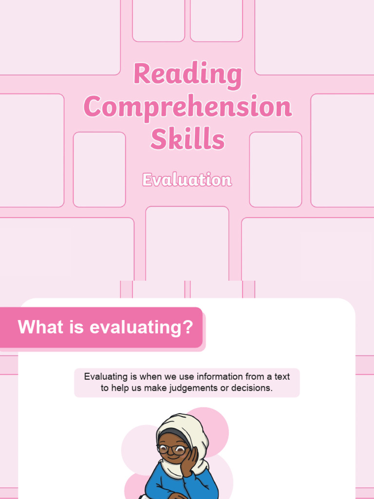 Reading Comprehension Skill-Evaluating | PDF | Thought | Cinderella