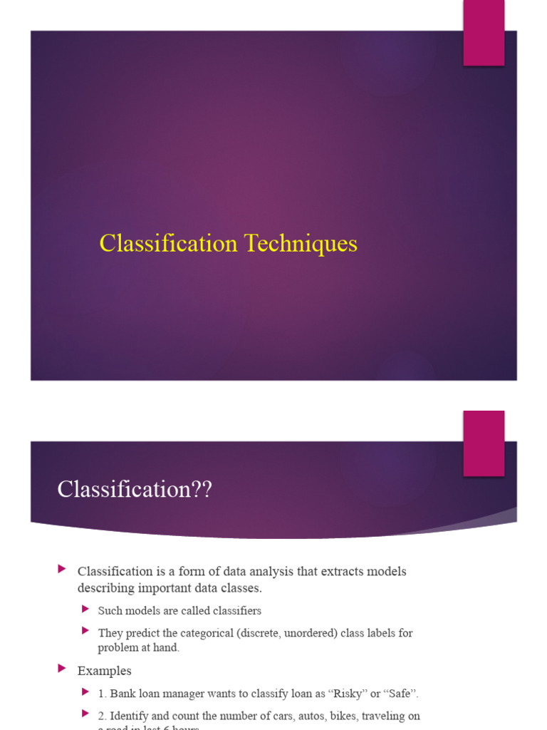 Classification_DecisionTreesNaiveBayeskNN | PDF | Regression Analysis | Statistical Classification