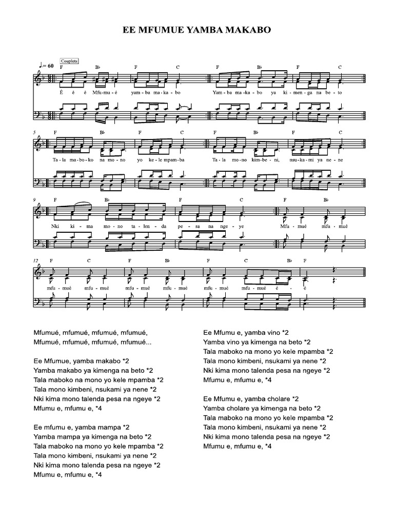 Ee Mfumue Yamba Makabo | PDF