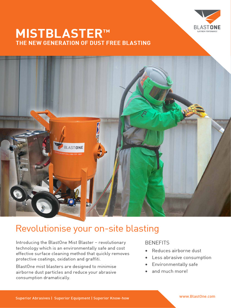 Mist Blaster Brochure | PDF | Abrasive | Industrial Processes